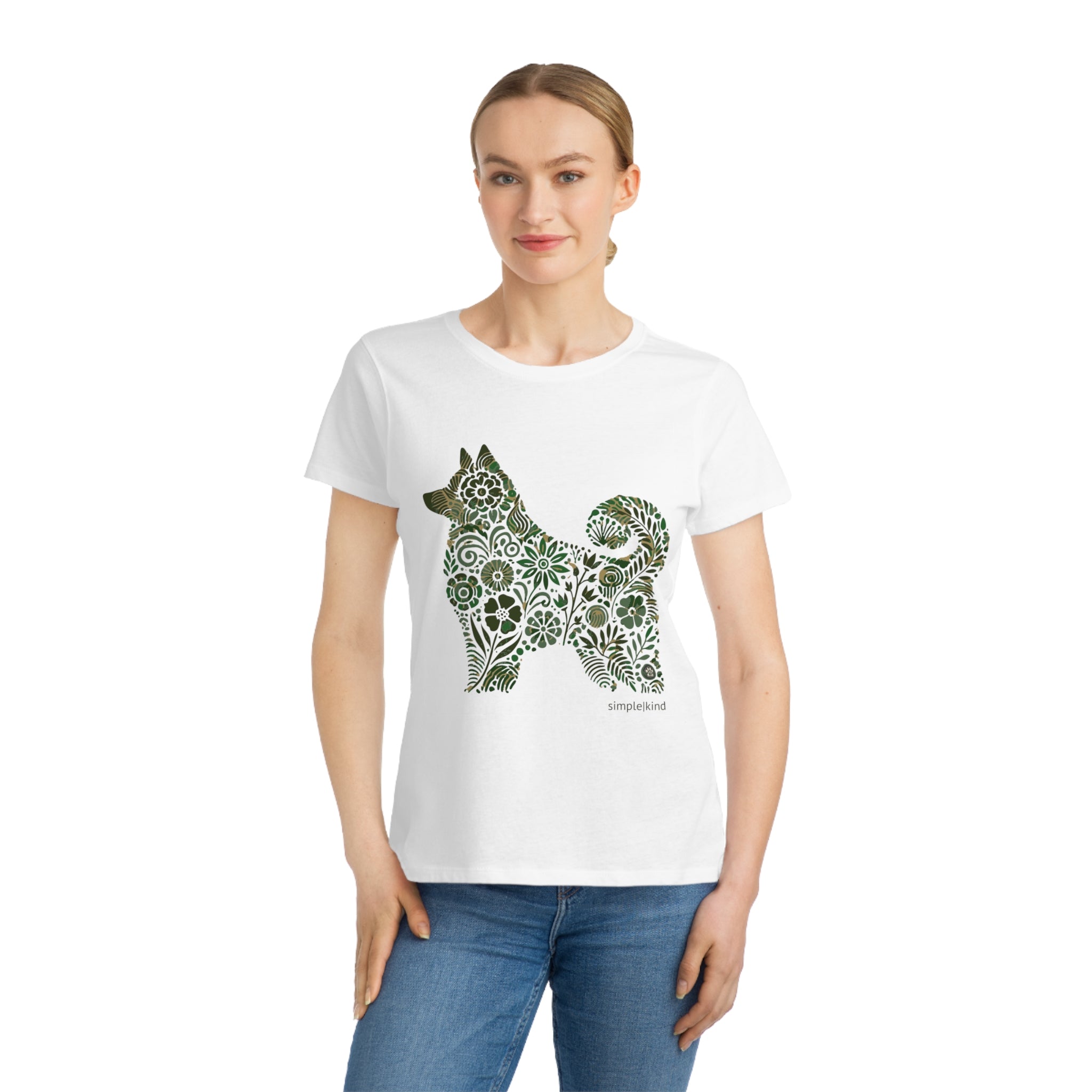 Women’s Dog Organic Tee – Wagnificent, Earth | Nature & Nuzzle